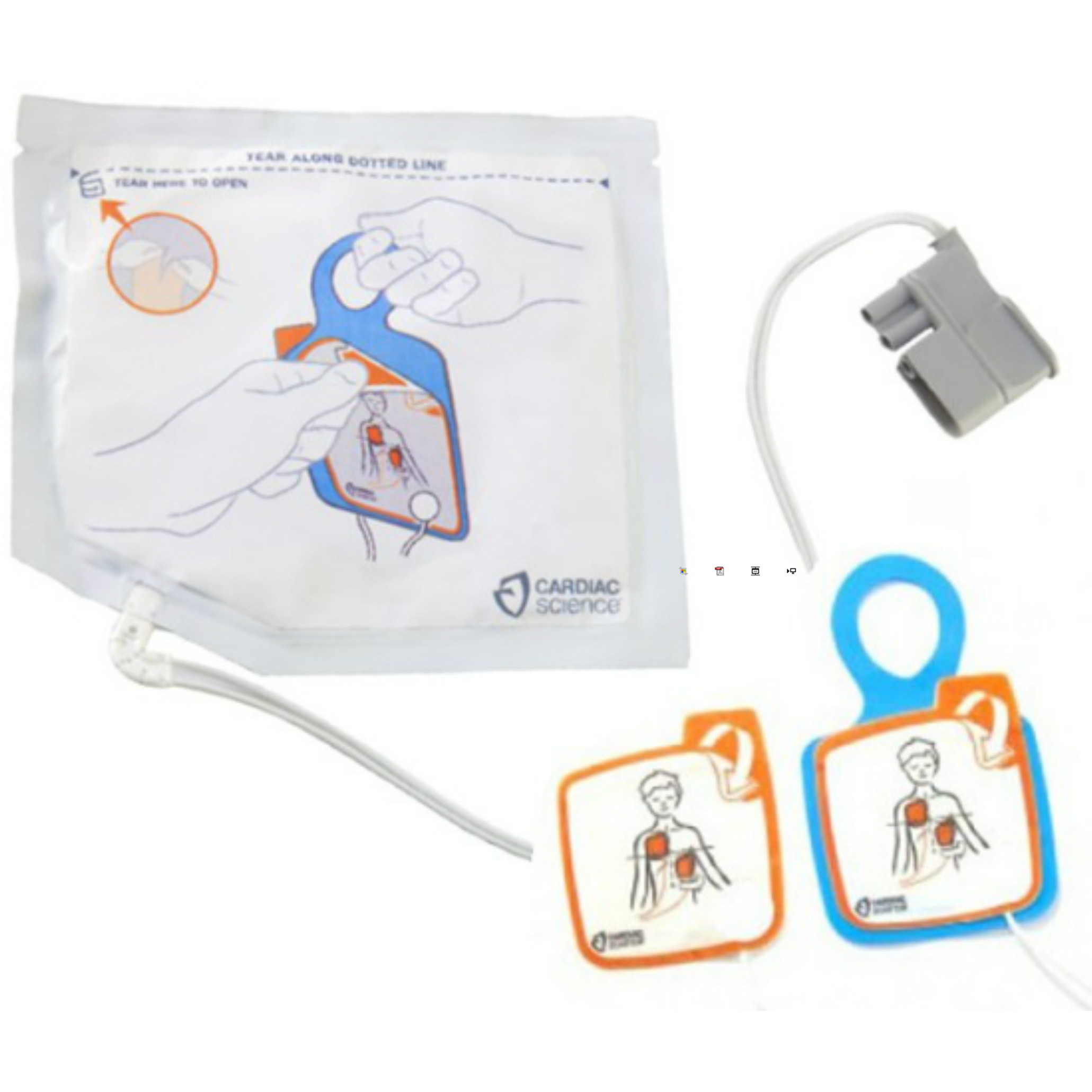 ELECTRODES, PEDIATRIC, G5 AED, XELAED003C – HampMED